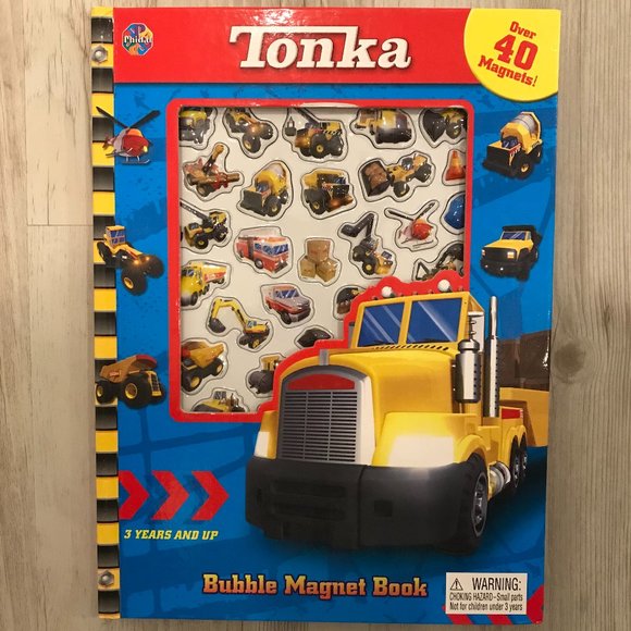 Phidal Publishing | Toys | Tonka Bubble Magnet Book Hardcover | Poshmark